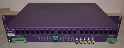 Calix 766GX-R 100-01693 REV 13 W/RACK EARS Tested & Powers Up , 300 ...