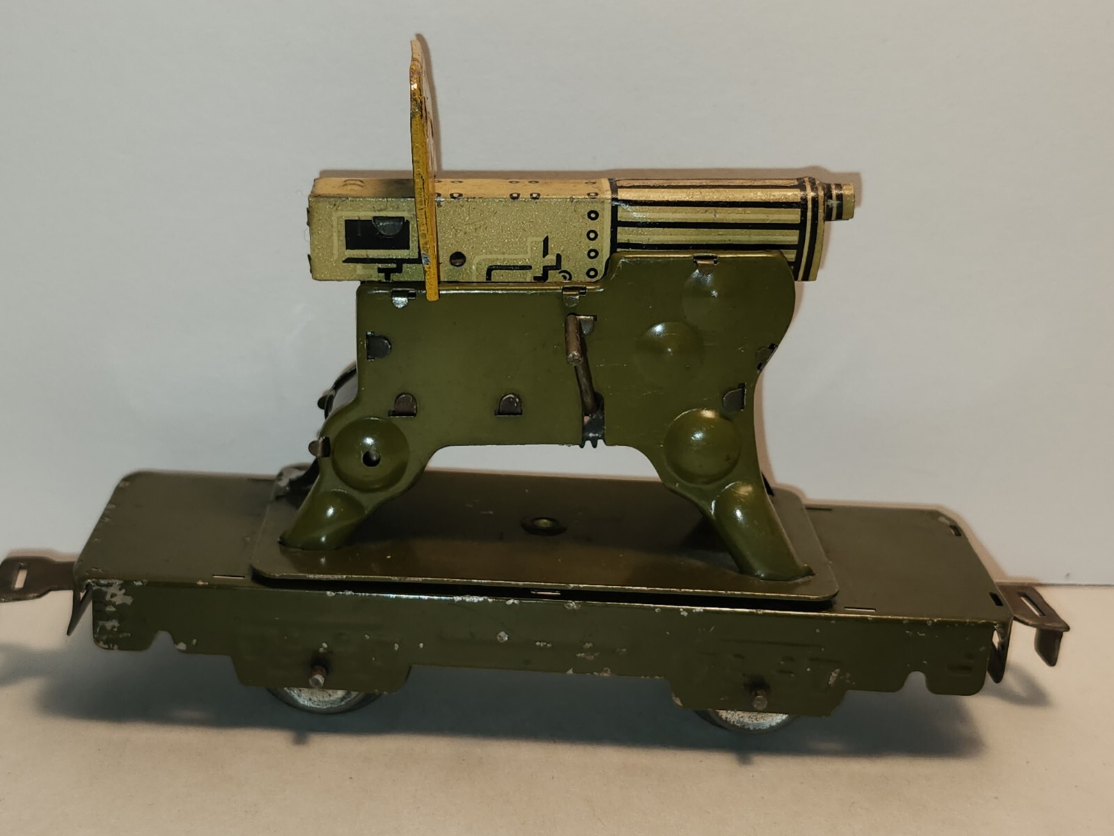 Marx Four Wheel Machine Gun Car US Army Train | eBay