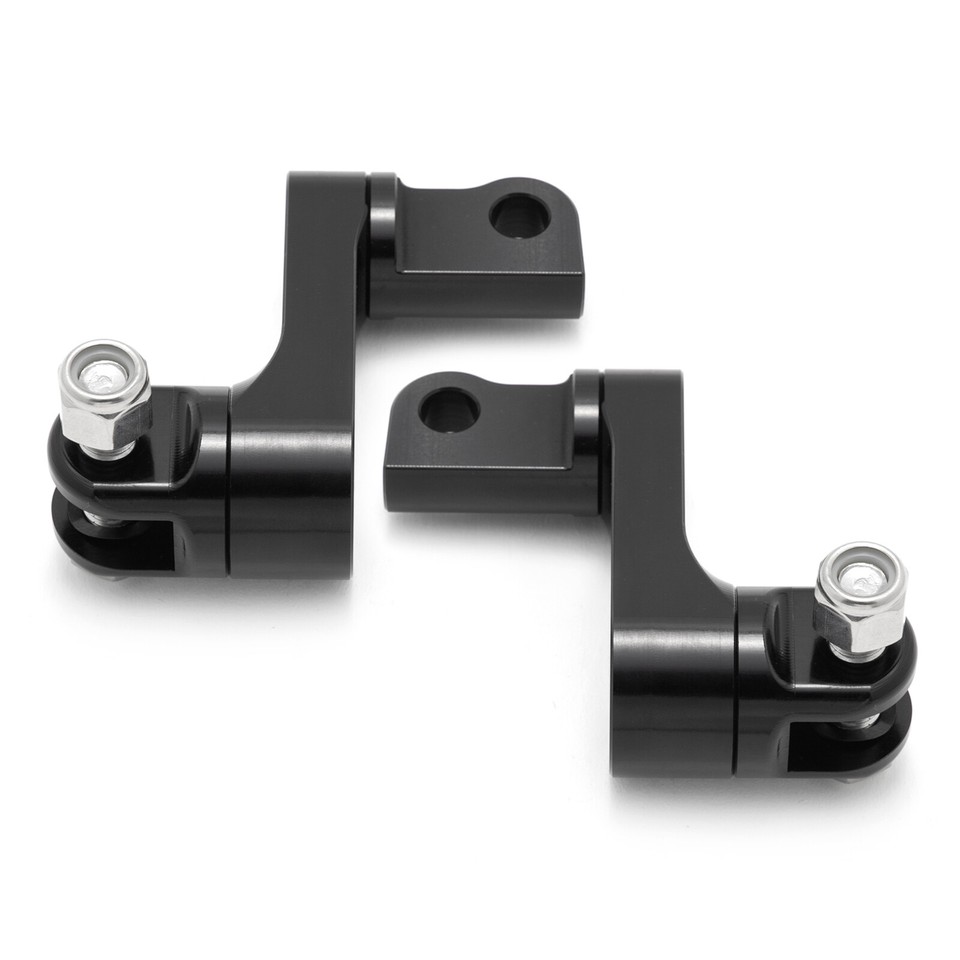 Aluminum Male mount Foot Peg Extensions for Harley Softail Fatboy Dyna ...