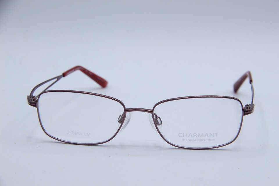 NEW CHARMANT CH 29205 RO ROSE PURPLE RED AUTHENTIC EYEGLASSES 52-16 | eBay