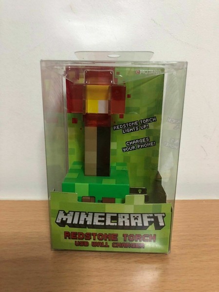 Minecraft Redstone Torch USB Wall Charger for sale online | eBay