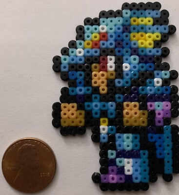 Kain Final Fantasy IV FF4 Mini Bead Sprite Perler Artkal Pixel Art Icon ...