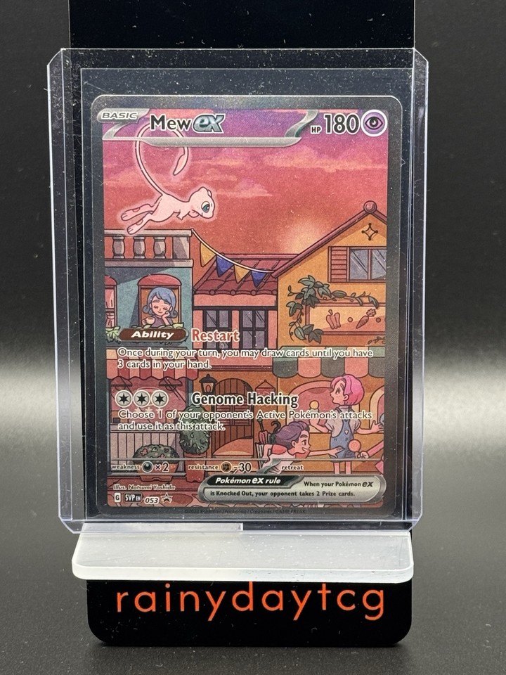 Mew Ex SVP 053 Pokémon TCG Scarlet & Violet: 151 UPC Promo NM/VLP - G ...