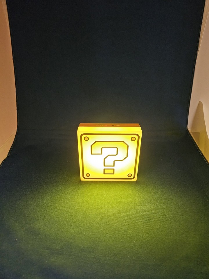 Super Mario Bros Question Mark Block Light. Manual and Auto Mode ...