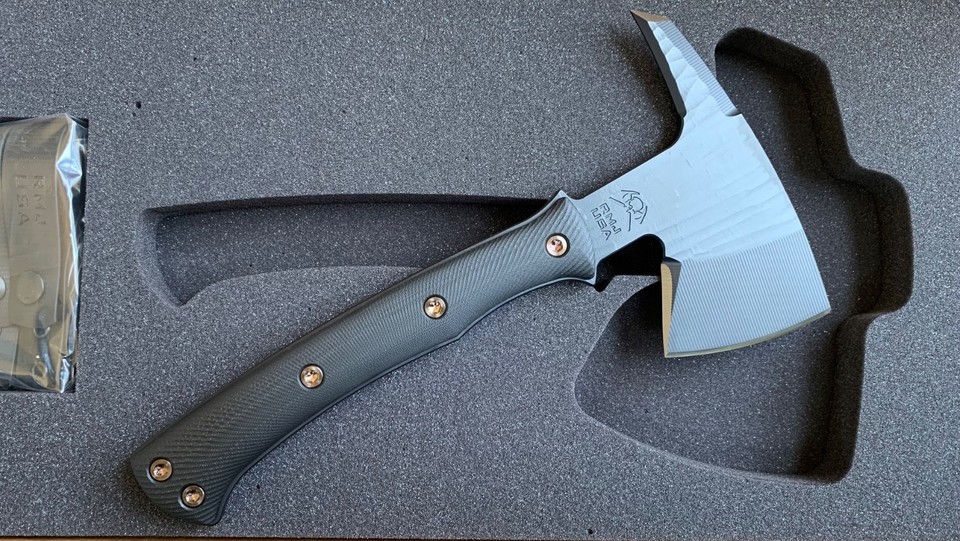 NEW RMJ Tactical Pathfinder Tomahawk Textured Blackout Cerakote 80CRV2 ...