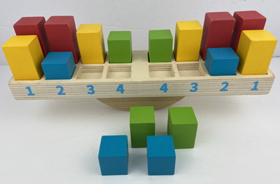Playtive Wooden Balance Game With Weights Toy With Bricks. Kids Game ...