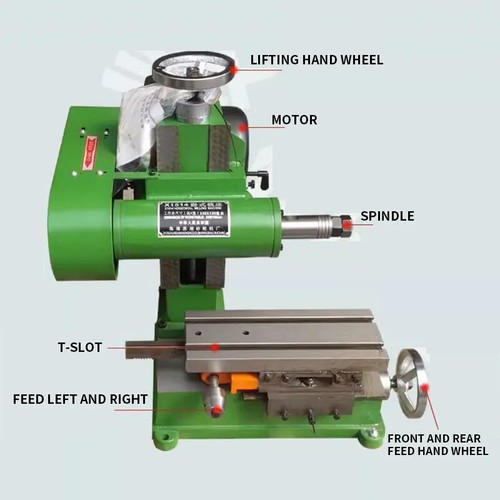 X1514 Desktop Horizontal Milling Machine Tie Rod Shaker Dual-use ...
