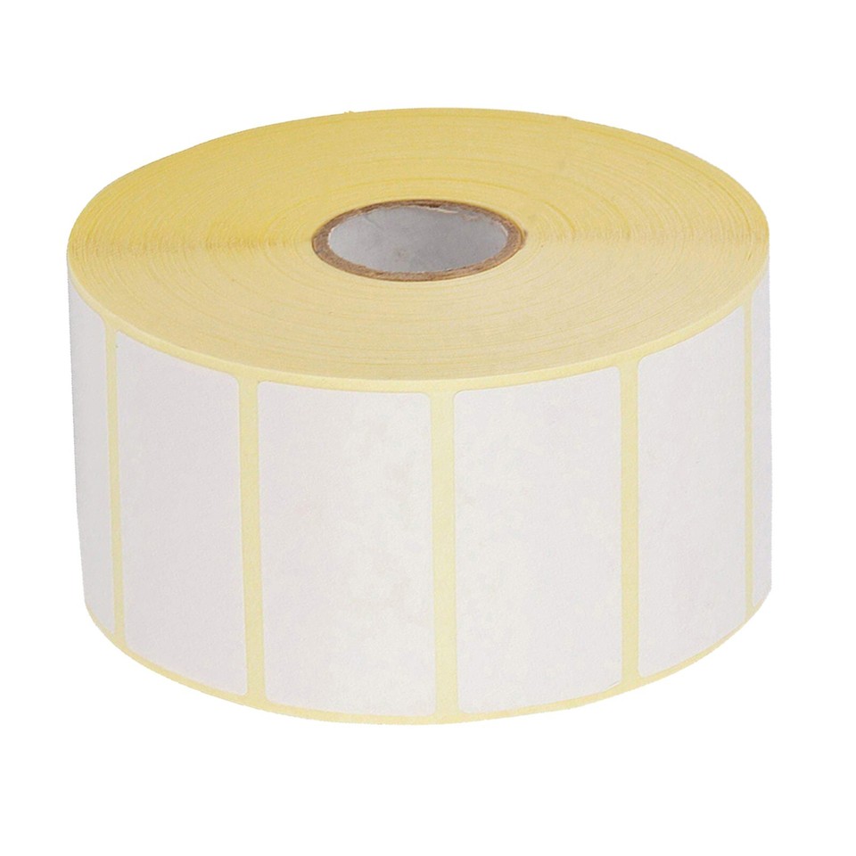 2000 x Plain White Stickers Self Adhesive Address Labels 50x25mm Label ...