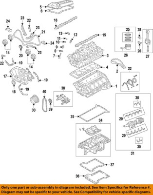 BMW OEM 16-24 750i xDrive Engine Engine Parts-Timing Cover Gasket ...