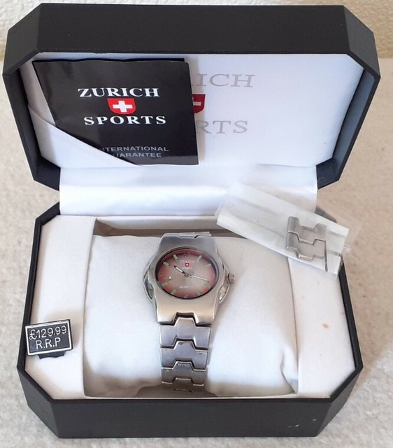 Womens Zurich Swiss Sports Watch With Luminous Hands S-481g for sale ...