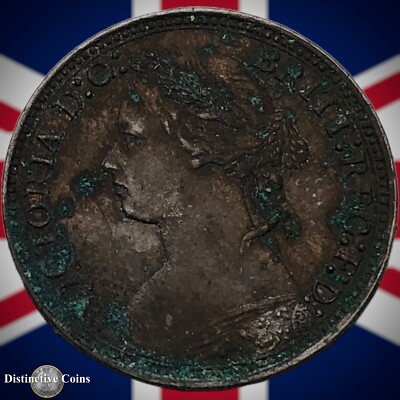 Great Britain 1879 Farthing 1/4d GB3828 | eBay