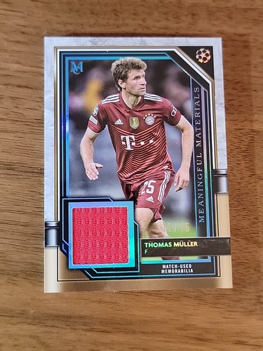 2021-22 Topps Museum Collection UCL - Meaningful Material Relics Thomas ...