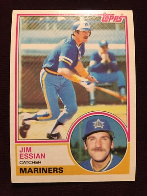 1983 Topps #646 Mariners Jim Essian Baseball Card | eBay