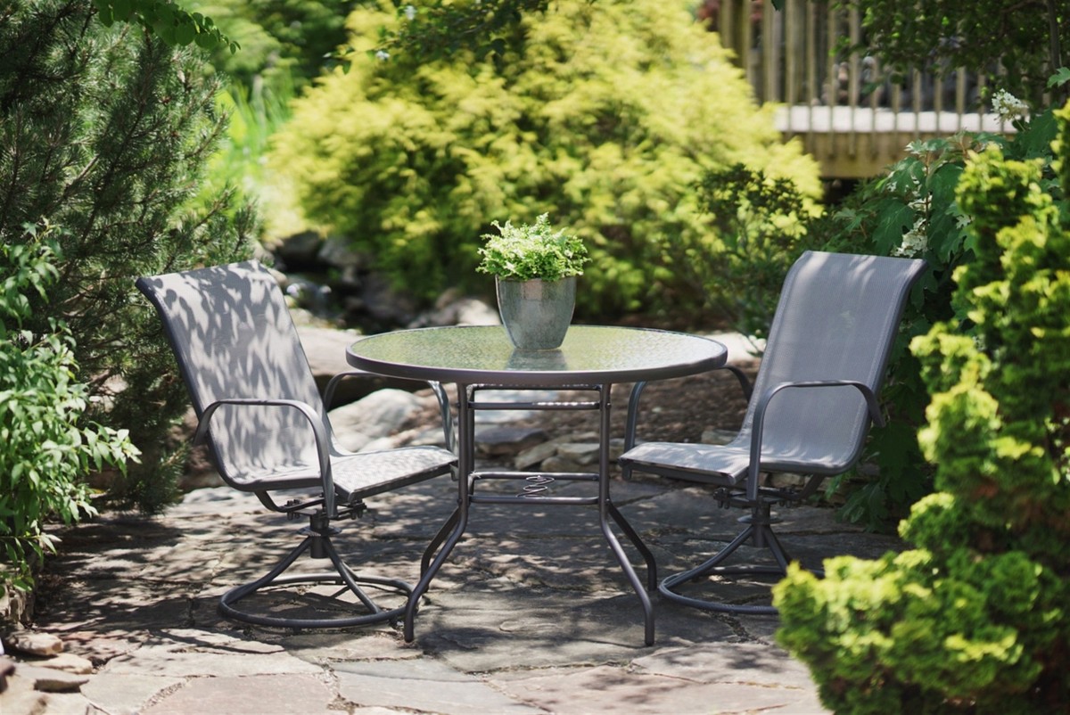 Courtyard Creations Patio Furniture Parts Santa Fe Woven Patio Dining