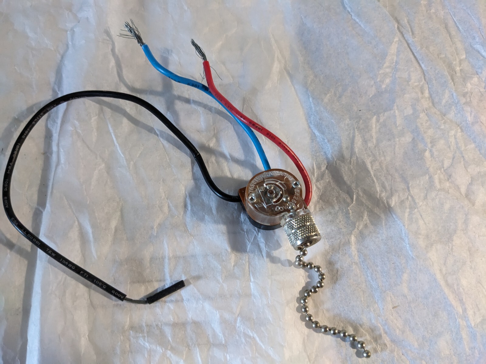 Nickel Color Zing Ear 3 Way Pull Chain Fan Light Switch ZE-110 | eBay