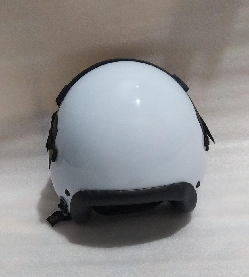 HGU 55 STYLE WHITE FLIGHT HELMET / AVIATOR FIHTER PILOT REPRO Preorder ...