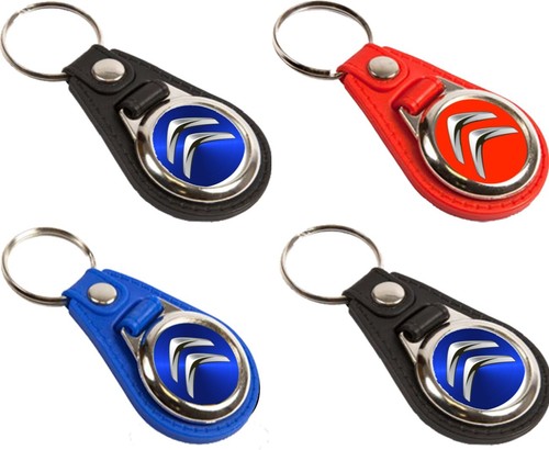 CITROEN Leather Look Key Fob Key Ring, CHOOSE COLOUR | eBay UK