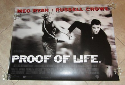 Proof Of Life movie poster - Russell Crowe, Meg Ryan - original UK quad ...