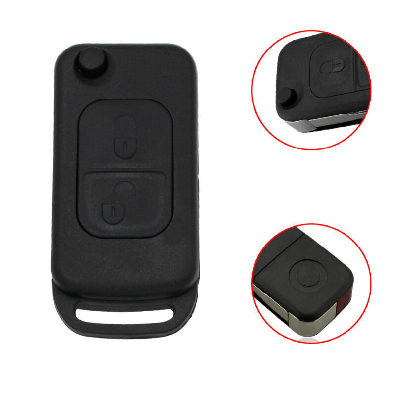 Car Key Flip Folding Shell Remote Key Fob Case Cover 2 Button For ...
