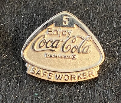 Coca-Cola Silver 5-year Safety Award in very good to excellent ...