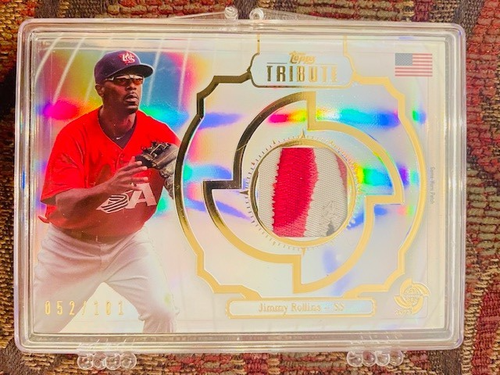 Jimmy Rollins 2013 Topps Tribute World Baseball Classic Edition Patch ...
