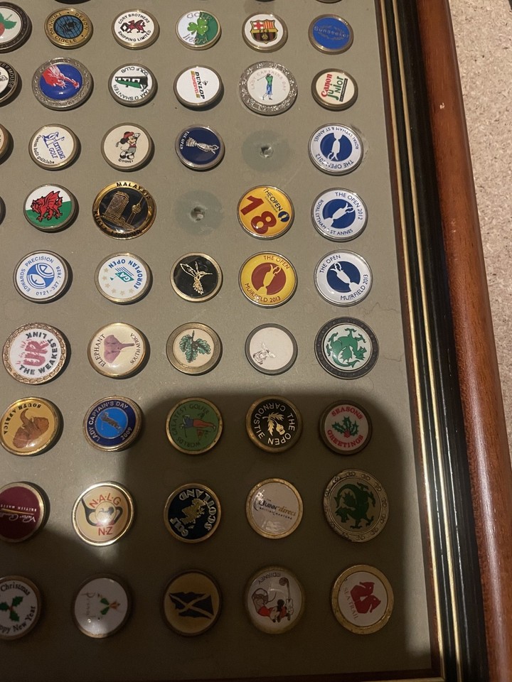 Vintage Golf Ball Marker Collection-97 Markers-RARE!!! | eBay UK