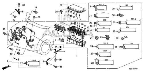 Genuine Acura Wire Harness R Cabin 32100-TYR-A30 | eBay