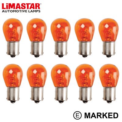 10 x 241A Amber Indicator Bulbs 24v 21w BA15S HGV Auto Truck Jeep Bulb ...