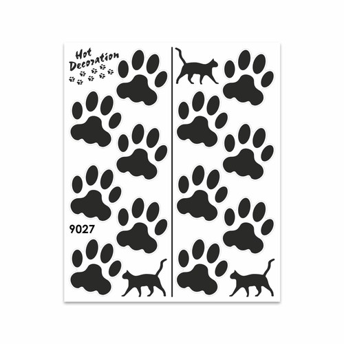 Stickers Leg Cat Black 20 X 24 CM | eBay Australia