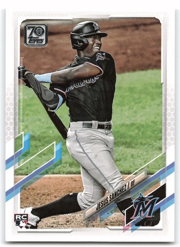 2021 Topps #269 Jesus Sanchez RC, Rookie Card Miami Marlins 2F | eBay