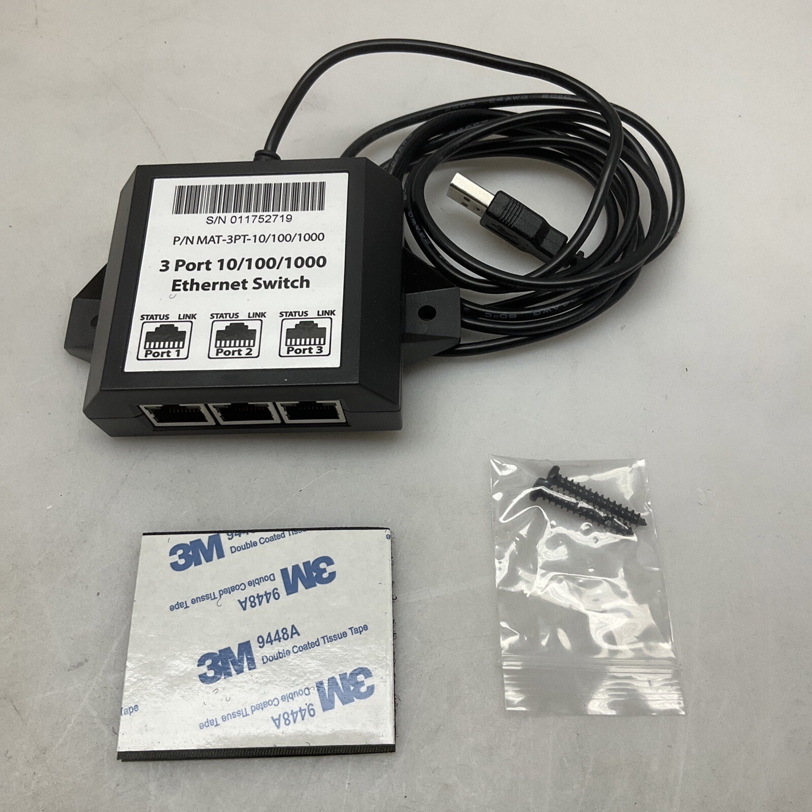 TD Synnex TJX-COI/TJX-3PT-10/100/1000-PRO Network Splitter Datamax 3 ...
