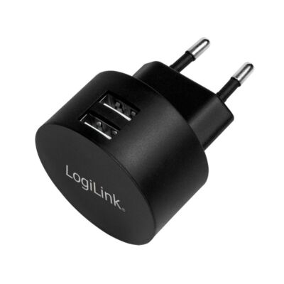 Ladeadapter USB Steckdosenadapter 2x USB Port Fast Charging Quick 10,5W ...
