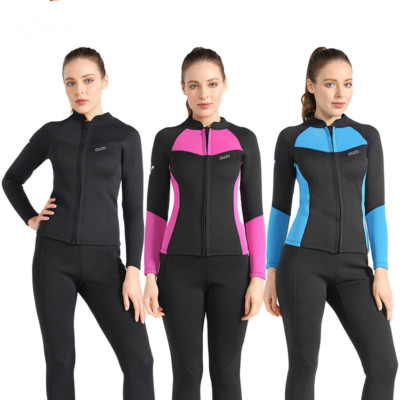 1.5mm Diving Suit Women Long Sleeved Split Body Diving Suit Surfing ...
