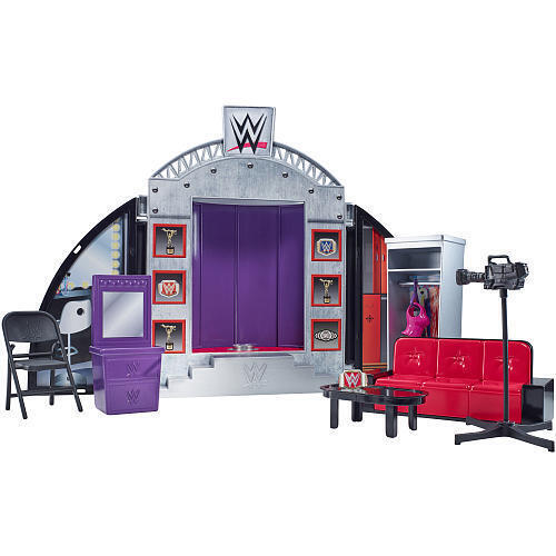 WWE Womens Wrestling Ultimate Entrance Stage Playset Backstage Nikki ...