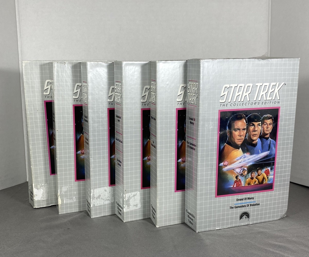 Star Trek Vhs Star Trek The Premier Episodes Collectible Box Set VHS