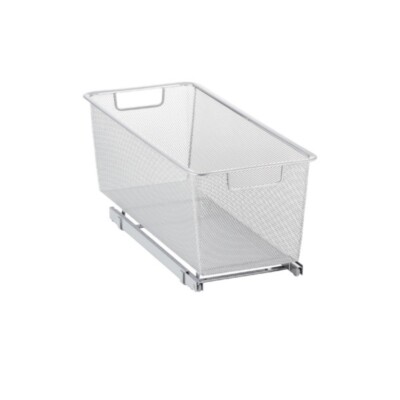 Elfa X-Narrow Easy Glider Platinum for Mesh Basket Drawer Organizer | eBay