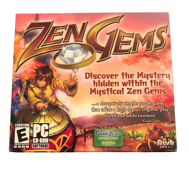 Zen Gems PC CD Match Three Jewels Colors Power-up Matching Puzzle ...