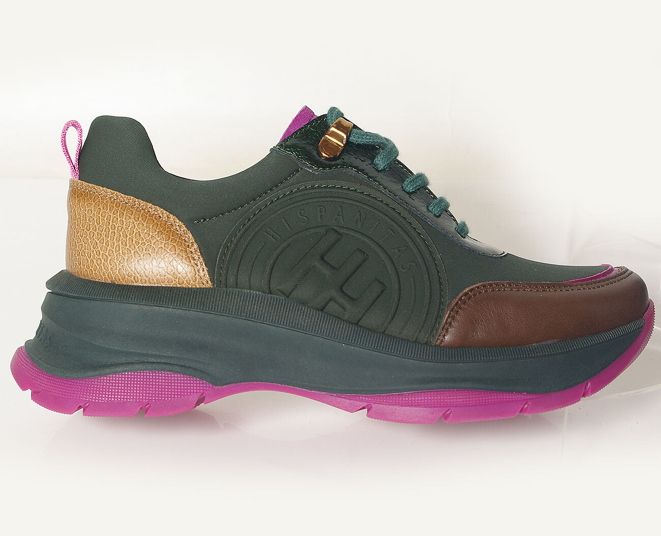 Hispanitas Alaska sneakers soho cocoa neo forest CHI233092 | eBay UK