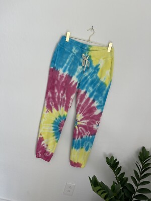 NSF CLOTHING Sayde Slouchy Slim Joggers Sweatpants in Tie Dye Sz M NWOT ...