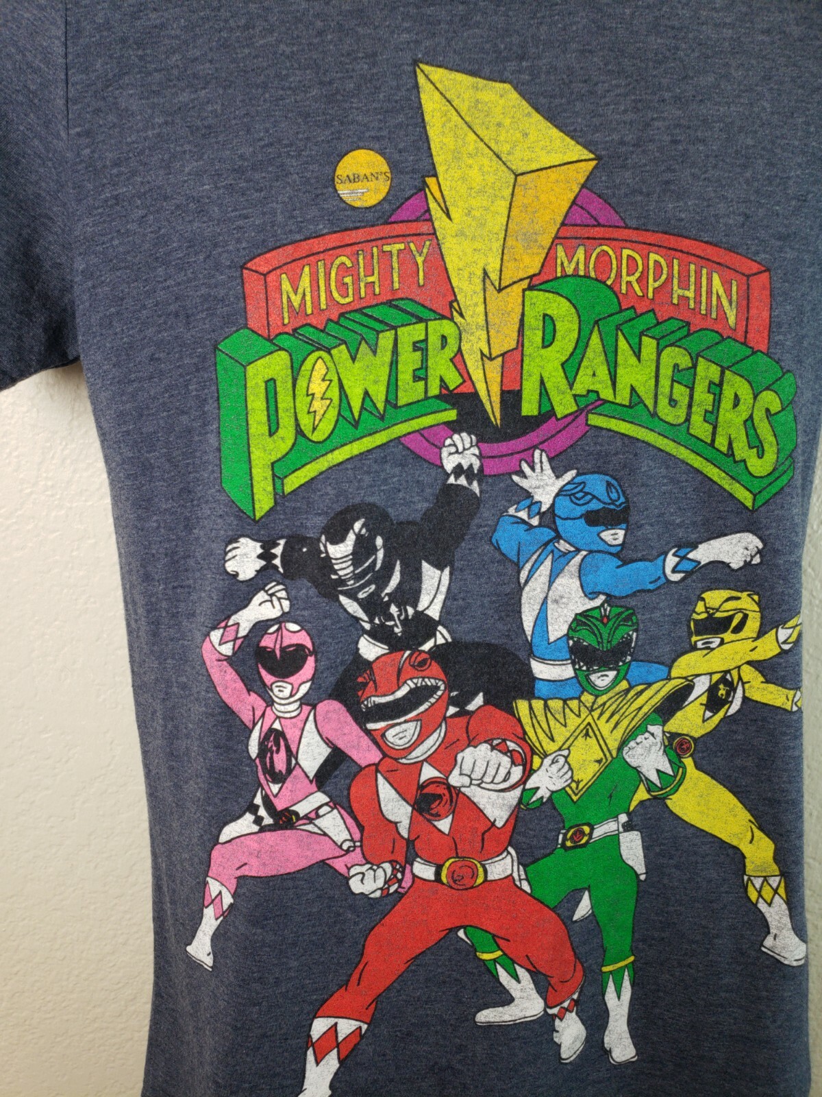 Officially Licensed Mighty Morphin Power Rangers Grey… - Gem