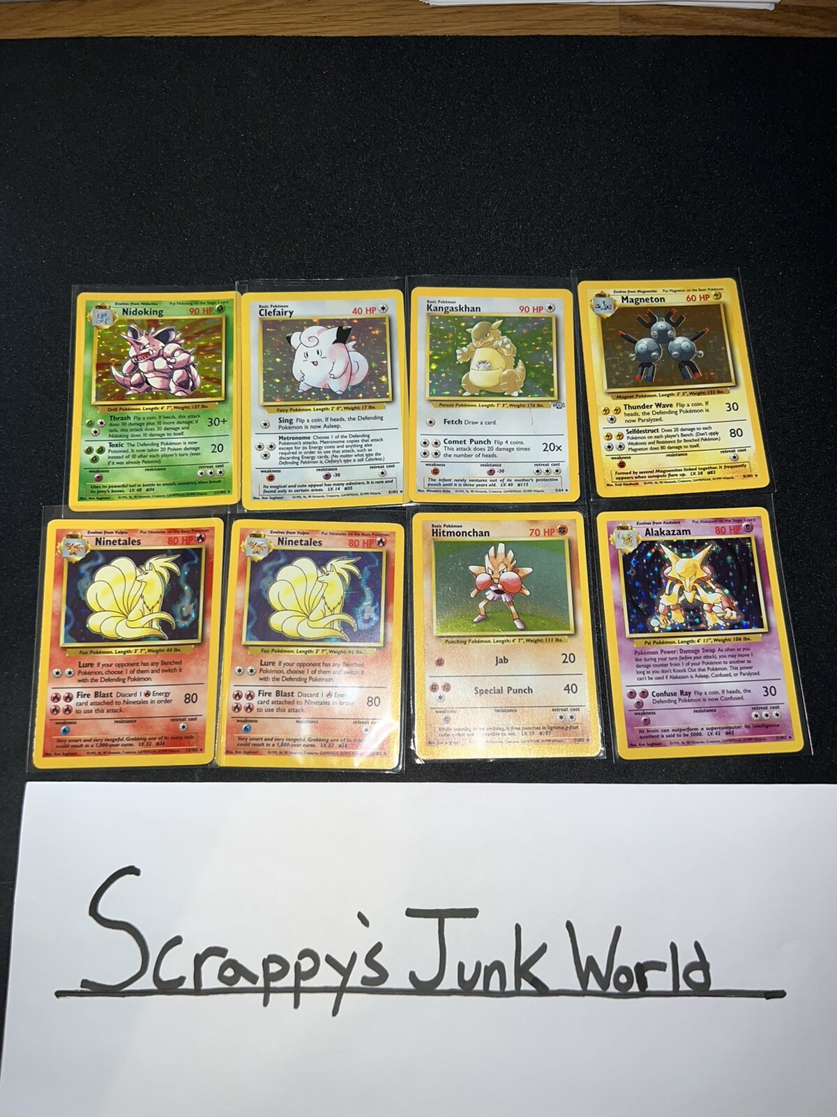Pokemon Base Set/Jungle Set Holo Lot of 8 Cards | eBay