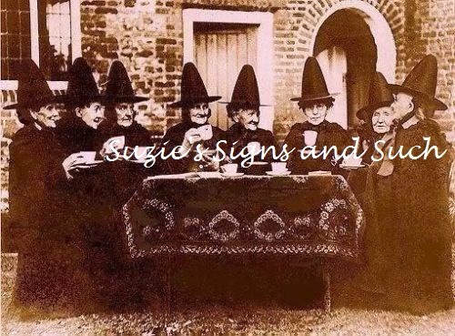 Vintage Fabric Block Witch Welsh Tea Party Photo Sepia Distressed | eBay