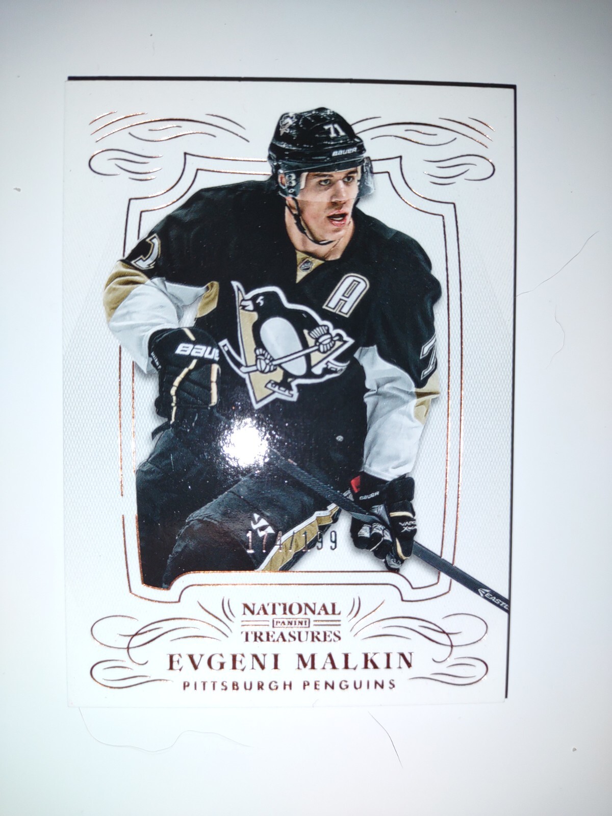 Evgeni Malkin 2013 National Treasures #CM-EM Century Materials Jersey ...