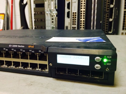 Juniper EX3200-48P Switch 48-Port Base-T Gigabit 48X POE w/ EX-UM-4SFP ...