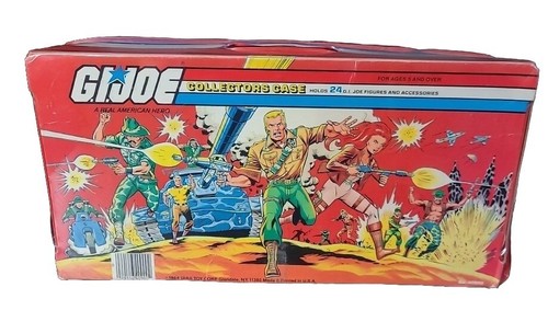 GI Joe Collectors Case 24 Action Figures 1984 Tara Toy Vintage Trays ...