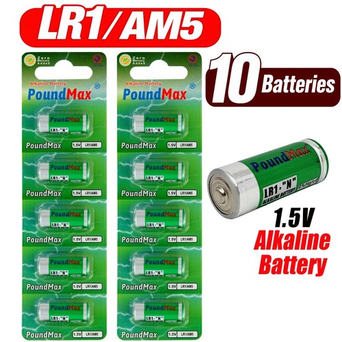 LR1 alkaline battery 1.5v N size MN9100 E90 10 x batteries expiry | eBay UK