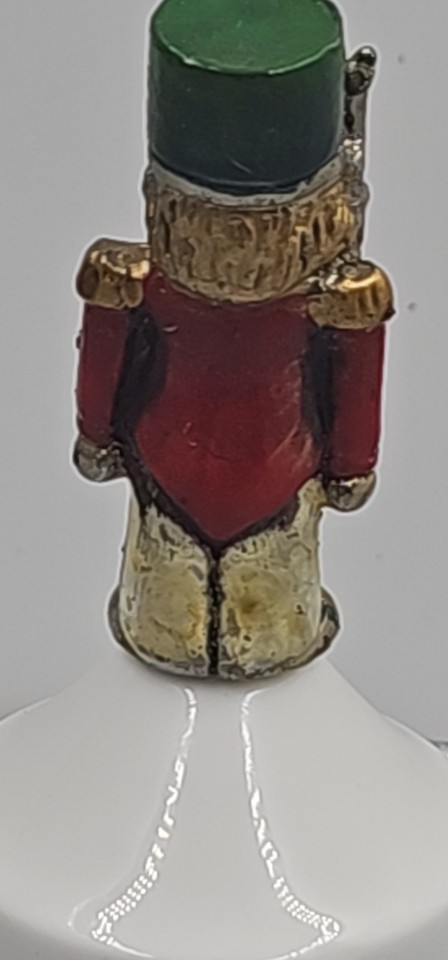 Vintage Christmas Bell Enesco Bone China Boy Toy Soldier 1985 Decor | eBay