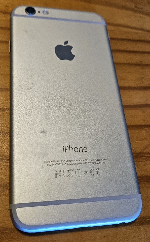 Apple iPhone 6 A1549 w/Box From Another Model Factory Reset Unknown ...