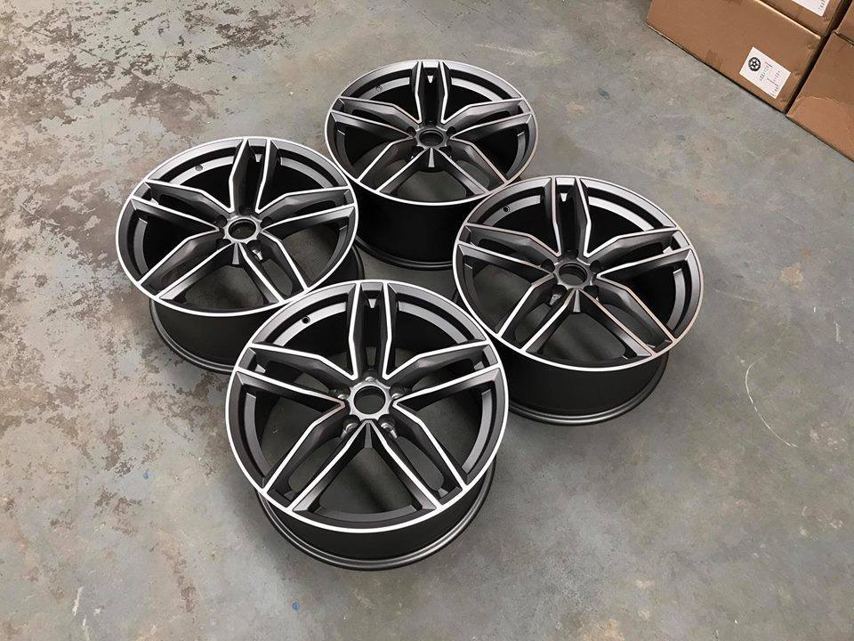 20" Audi RS6 Style Alloy Wheels - Gun Metal Machined - Audi A4 A5 A6 A7 ...