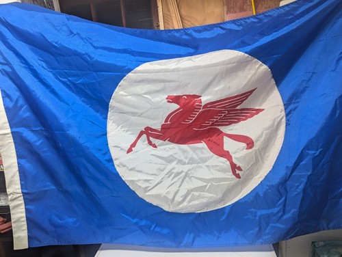 Large Mobil Oil Pegasus Flag (38 x 50) | eBay